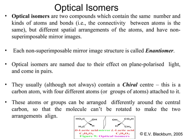 ISOMERS.PPT organic chemistry slides by V.U | PPT