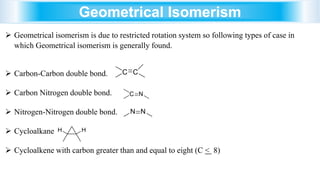 Isomerism an introduction ,Geometrical Isomerism Syn Anti isomerism E-Z ...