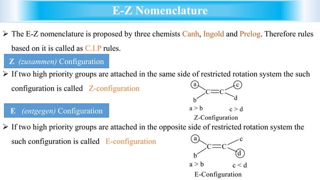 Isomerism an introduction ,Geometrical Isomerism Syn Anti isomerism E-Z ...