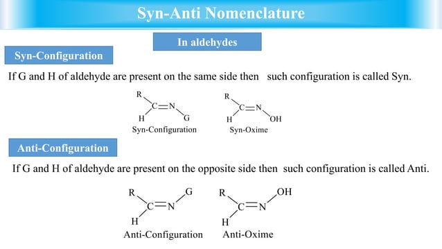 Isomerism an introduction ,Geometrical Isomerism Syn Anti isomerism E-Z ...