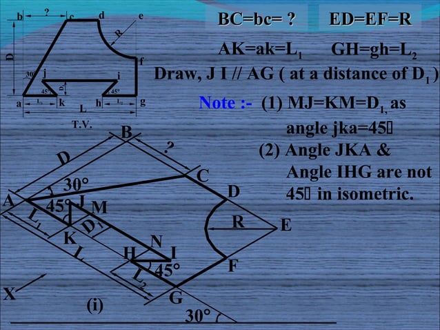 Isometric projections for engineering students | PPT | 3-D Graphics ...