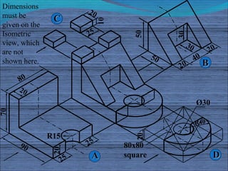 Isometric View In Engineering Drawing