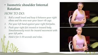 Isometric and isotonic exercises | PPTX