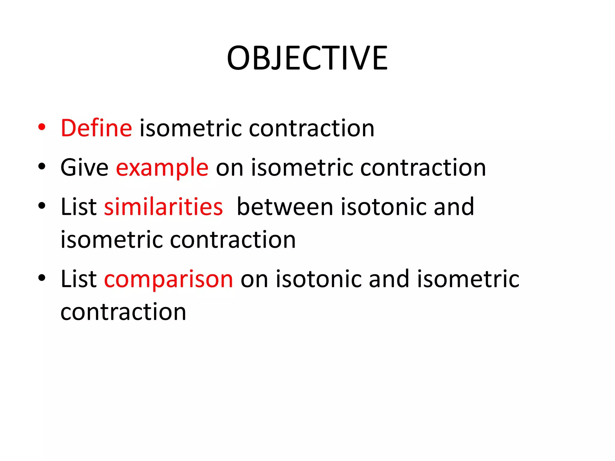 Isometric contraction | PPTX