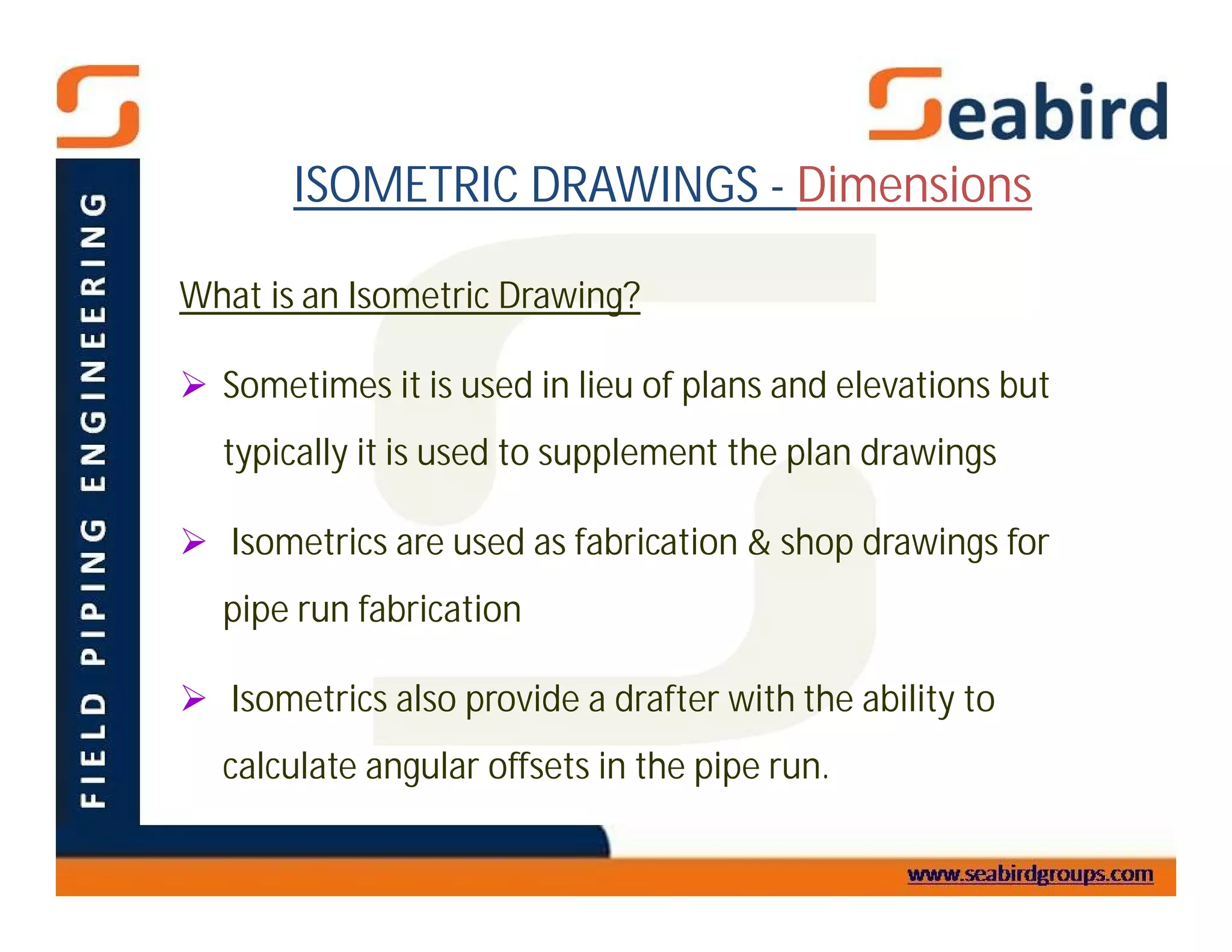 Piping Isometric drawing guide | PDF