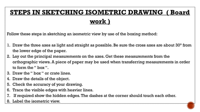 ISOMETRIC DRAWING.pptx LESSON TLE GRADE 7 DRAFTING | PPTX | Drawing and ...