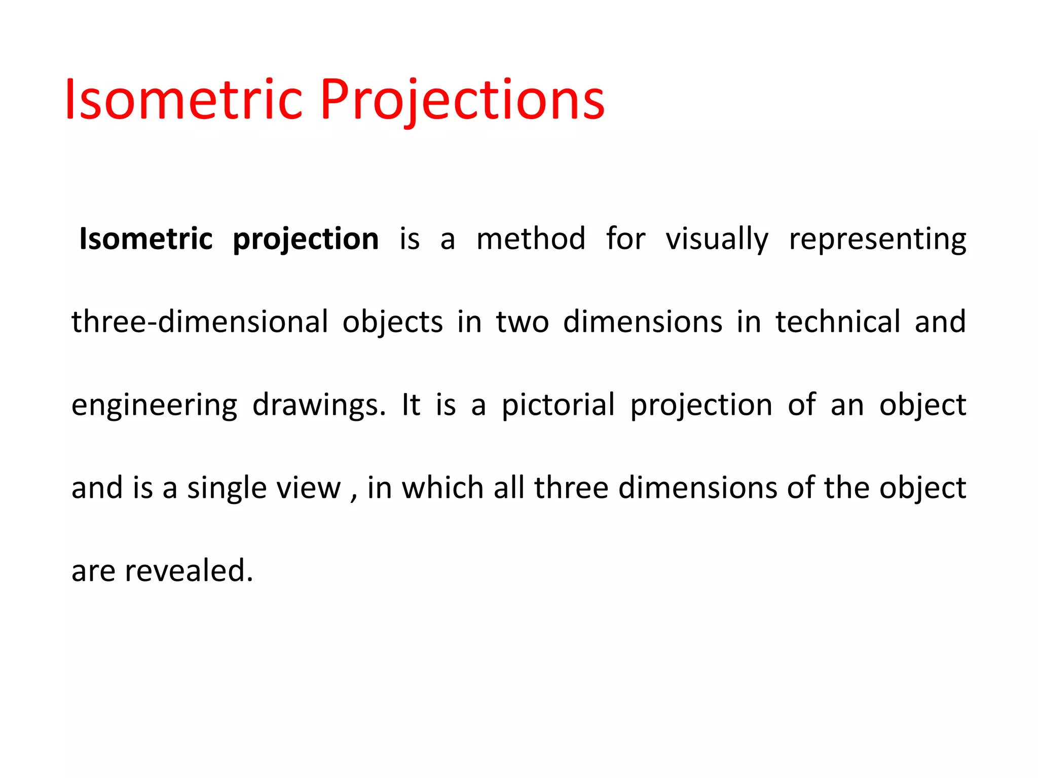 Isometric projections | PPTX