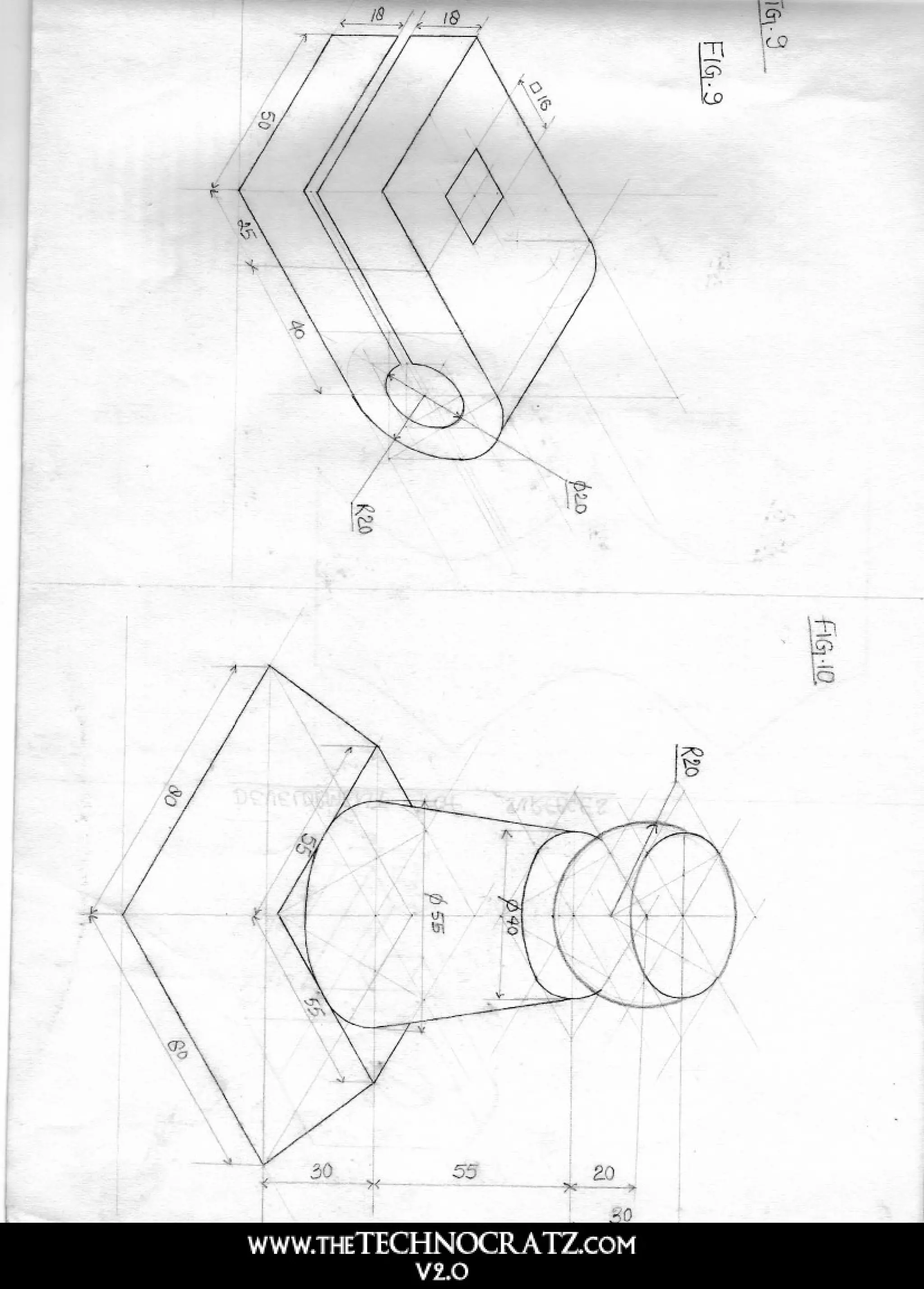 Isometric projection | PDF