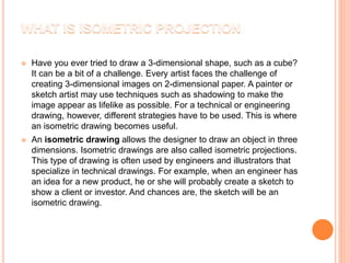 Isometric projection | PPT