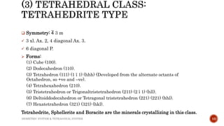 Isometric tetragonal system | PPT