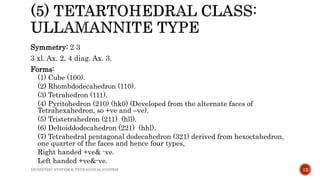 Isometric tetragonal system | PPT