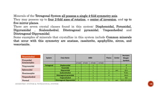 Isometric tetragonal system | PPT