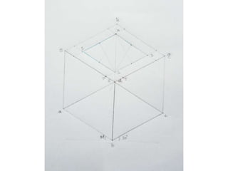 Isometric view of combination of solids: Cylinder resting centrally ...