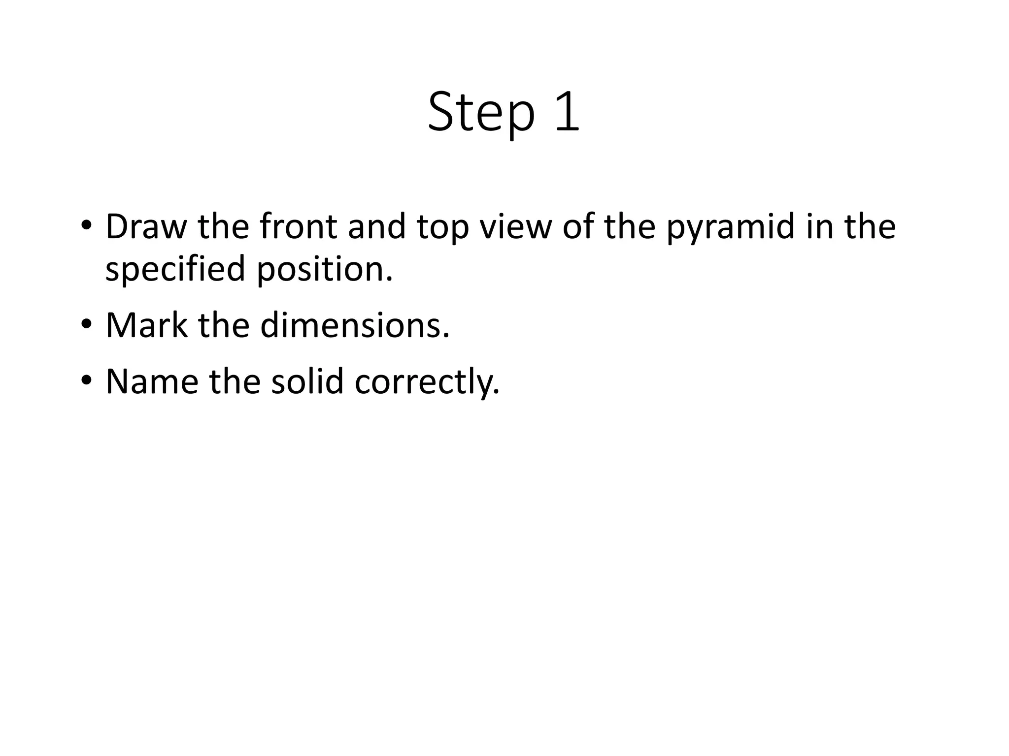 Isometric view of truncated pentagonal pyramid | PPTX