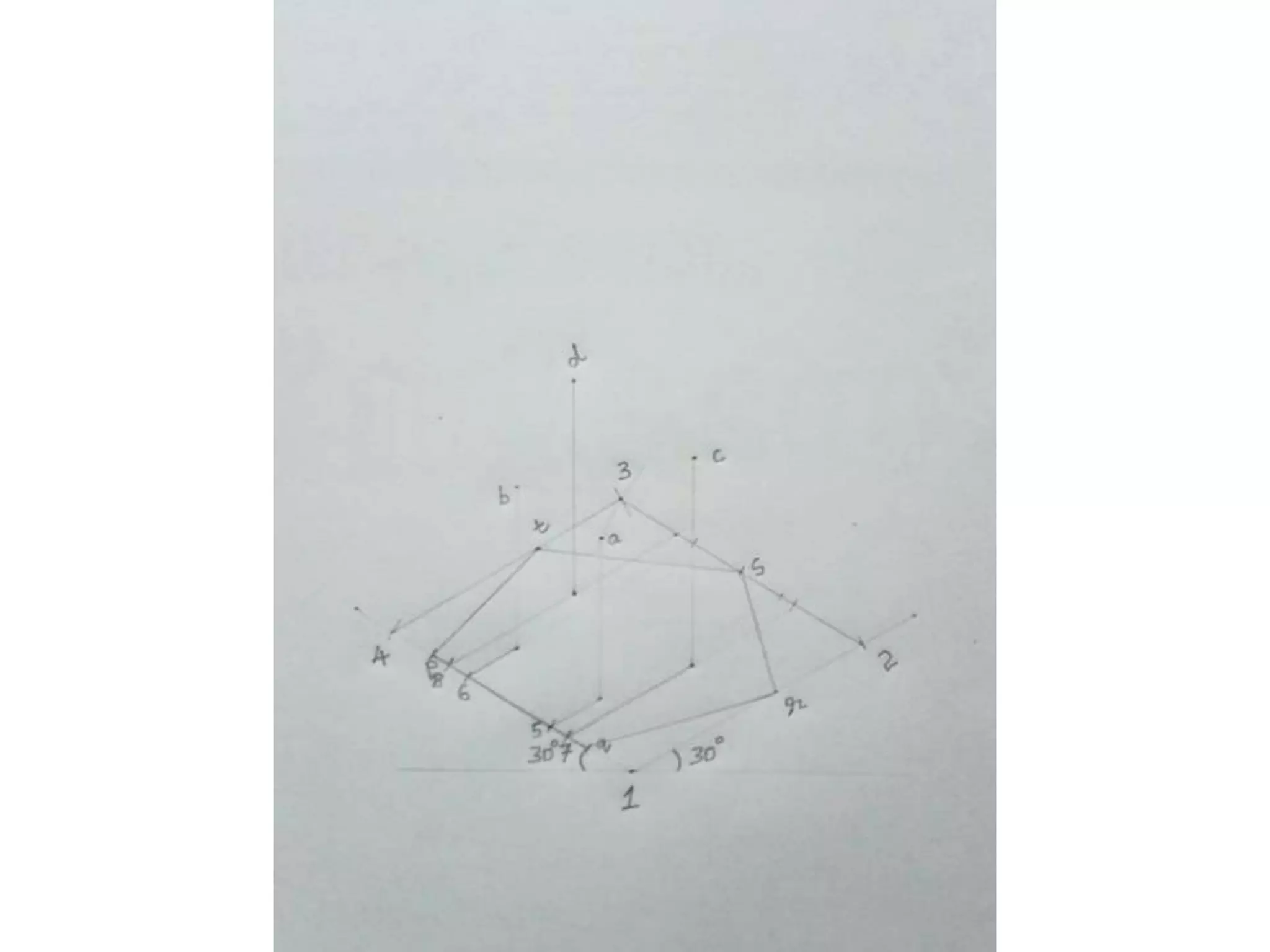 Isometric view of truncated pentagonal pyramid | PPTX
