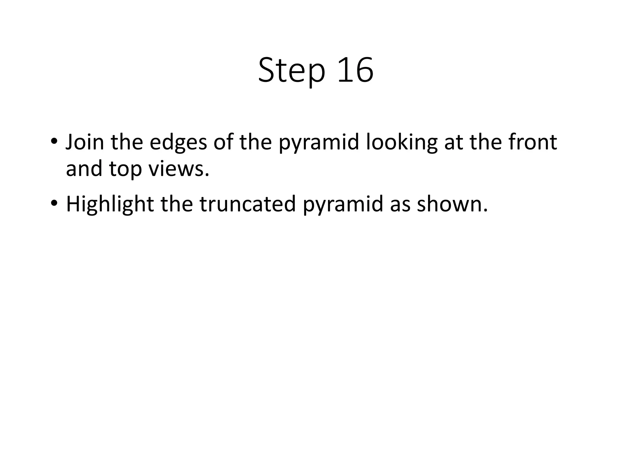 Isometric view of truncated pentagonal pyramid | PPTX