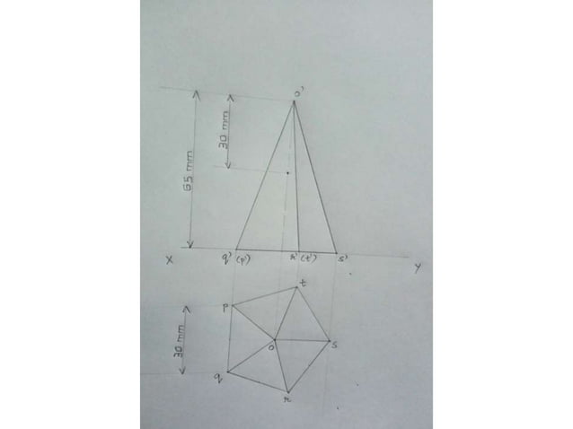 Isometric view of truncated pentagonal pyramid | PPTX