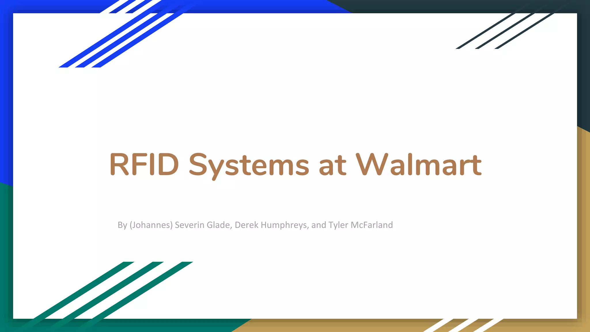 Walmart inventory system analysis | PPTX