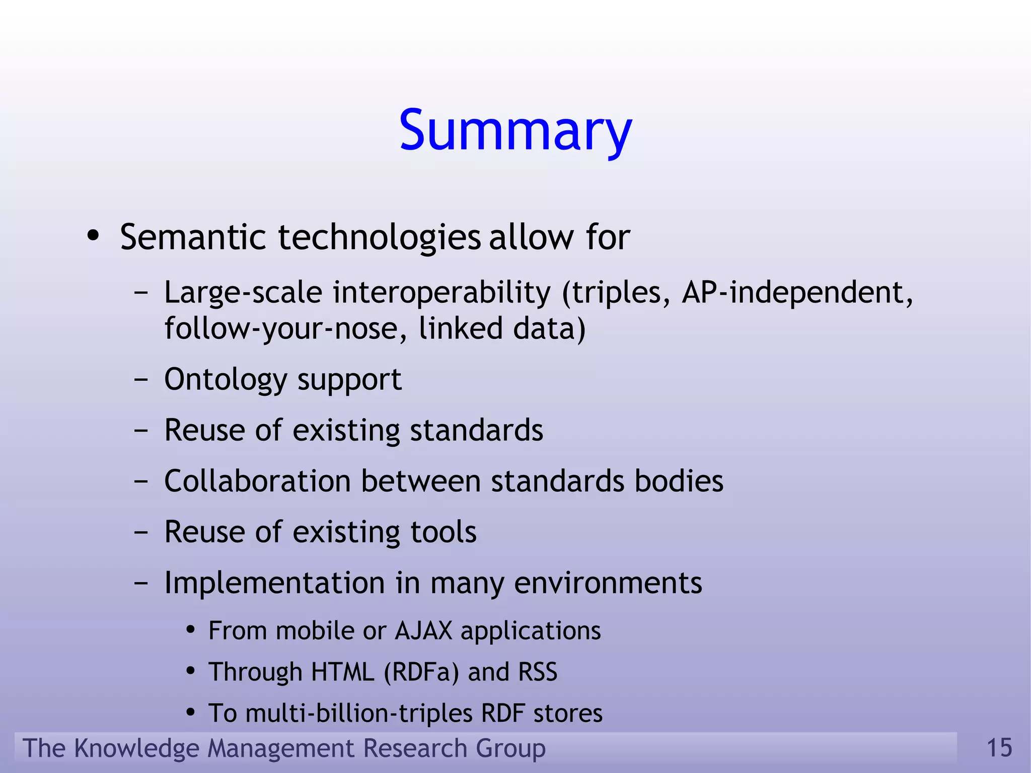 ISO MLR semantics | ODP