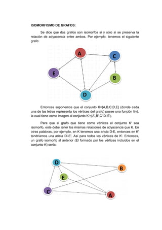 Isomorfos y arboles | PDF