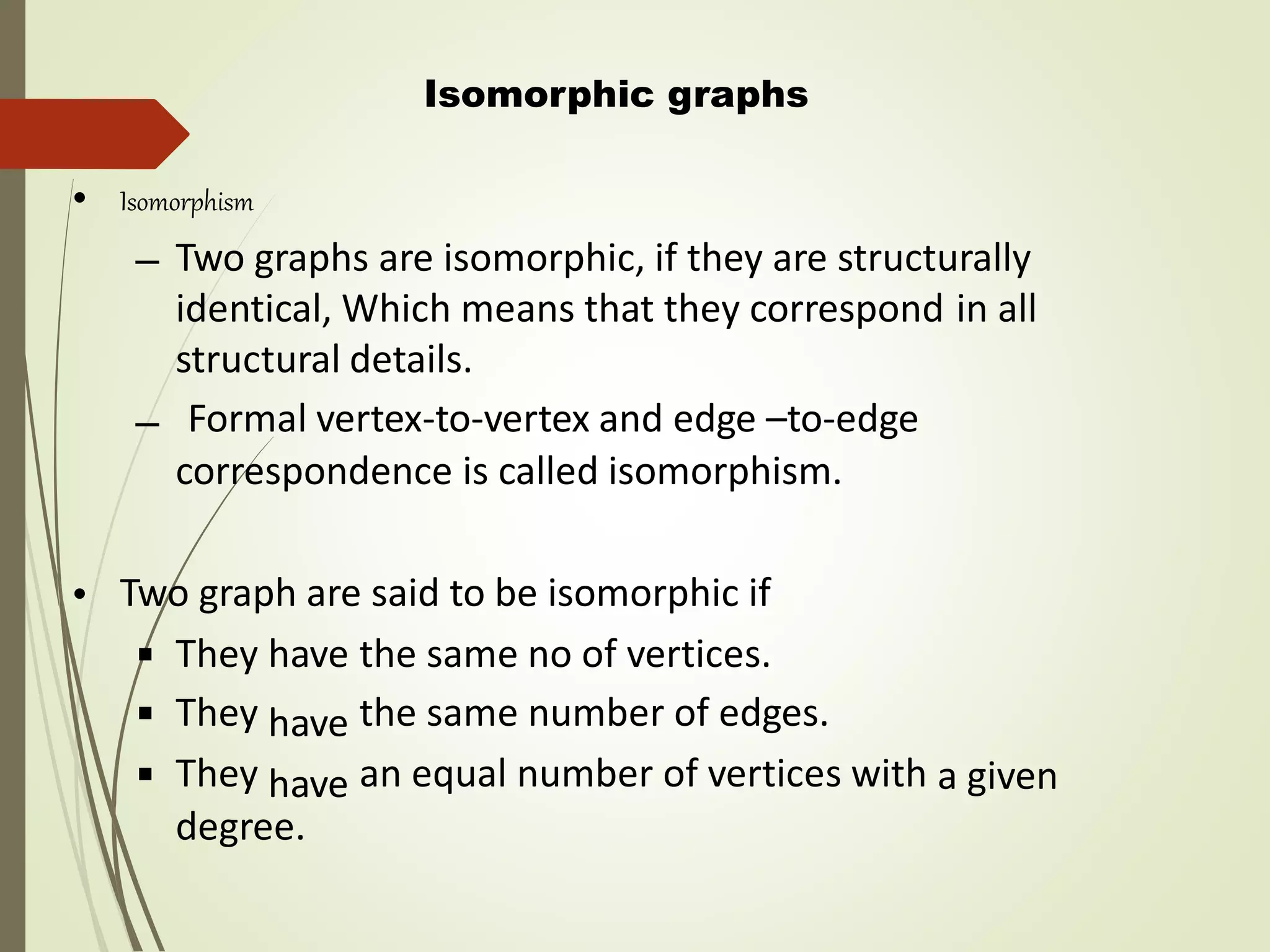 Isomorphic graph | PPTX