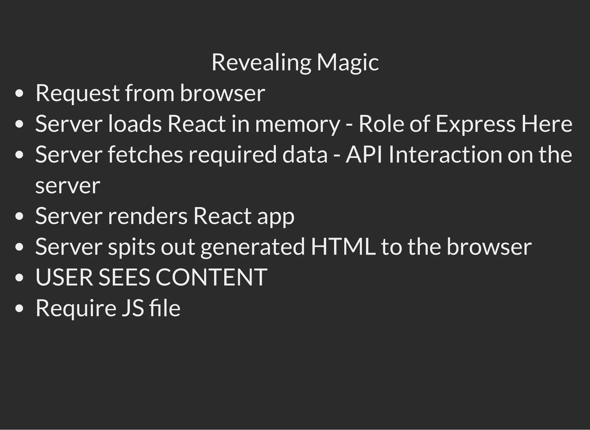Isomorphic React - What, When and Why ? | PDF