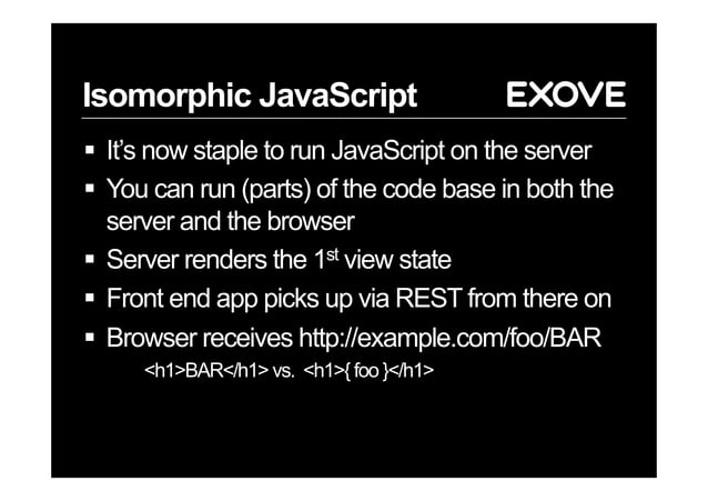 Isomorphic server side rendering with Twig | PPT Isomorphic server side rendering with Twig | PPT