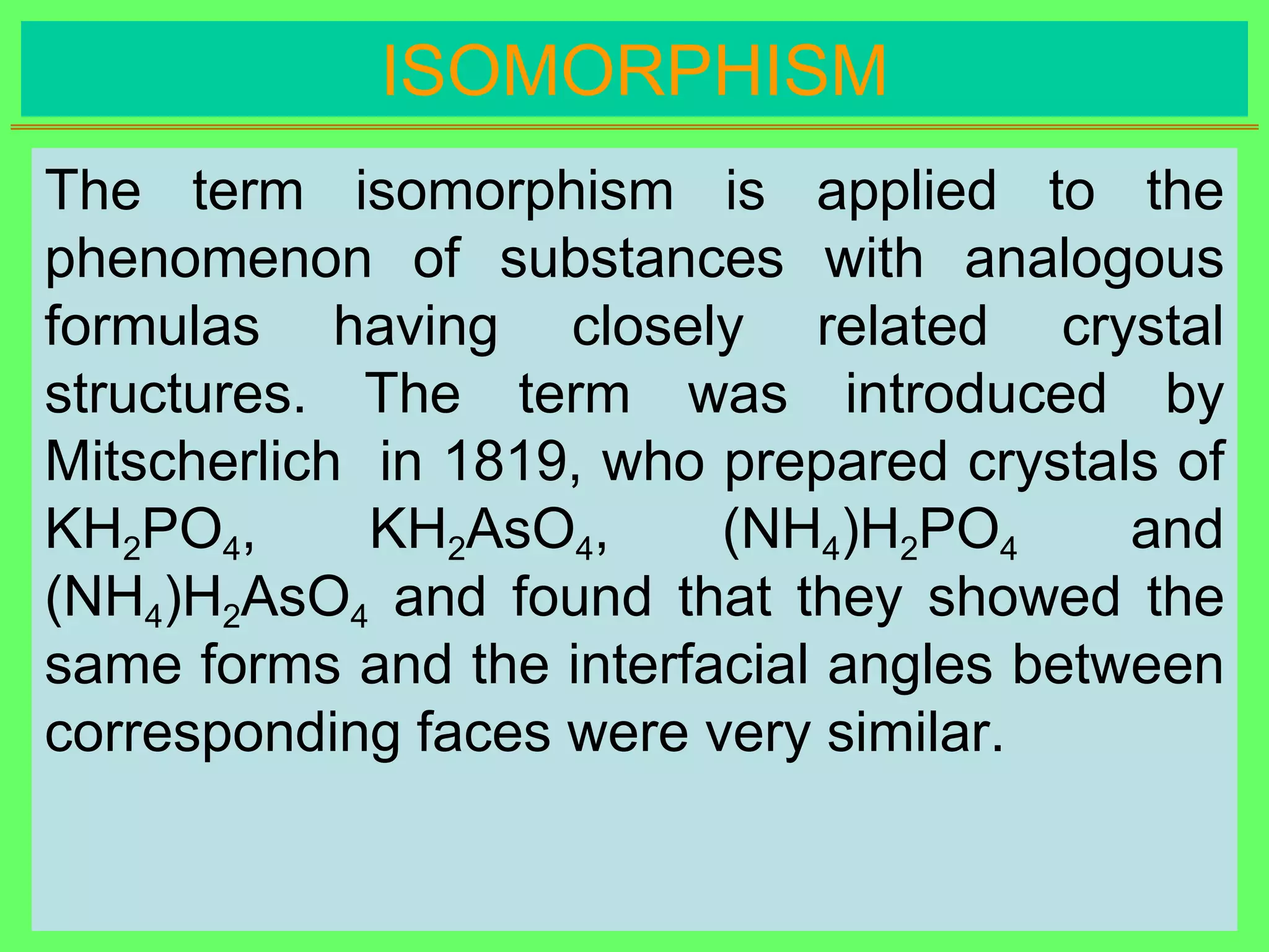 ISOMORPHISM & POLYMORPHISM.ppt