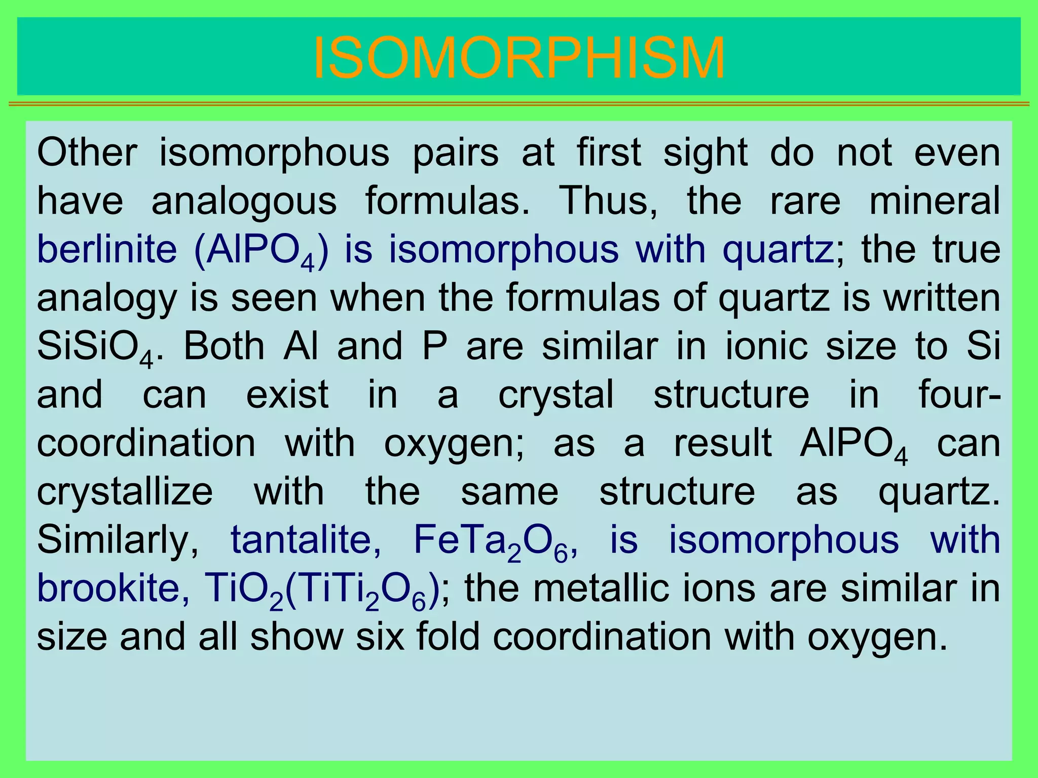 ISOMORPHISM & POLYMORPHISM.ppt
