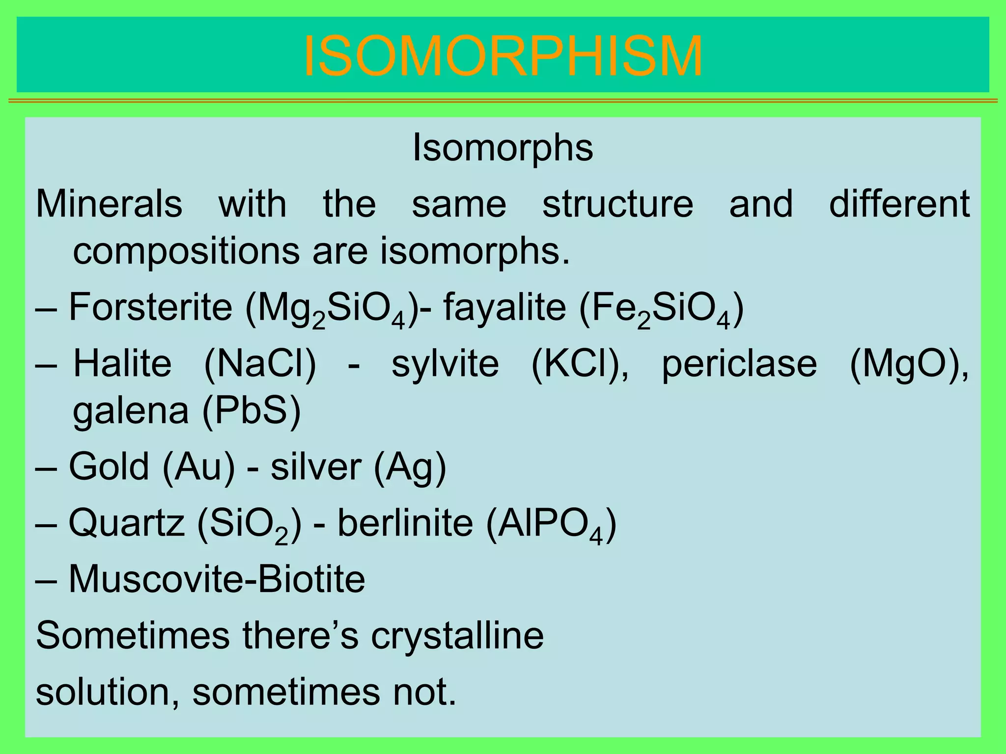 ISOMORPHISM & POLYMORPHISM.ppt