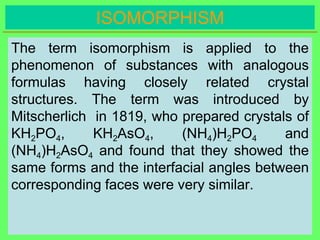 ISOMORPHISM & POLYMORPHISM.ppt
