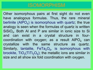 ISOMORPHISM & POLYMORPHISM.ppt