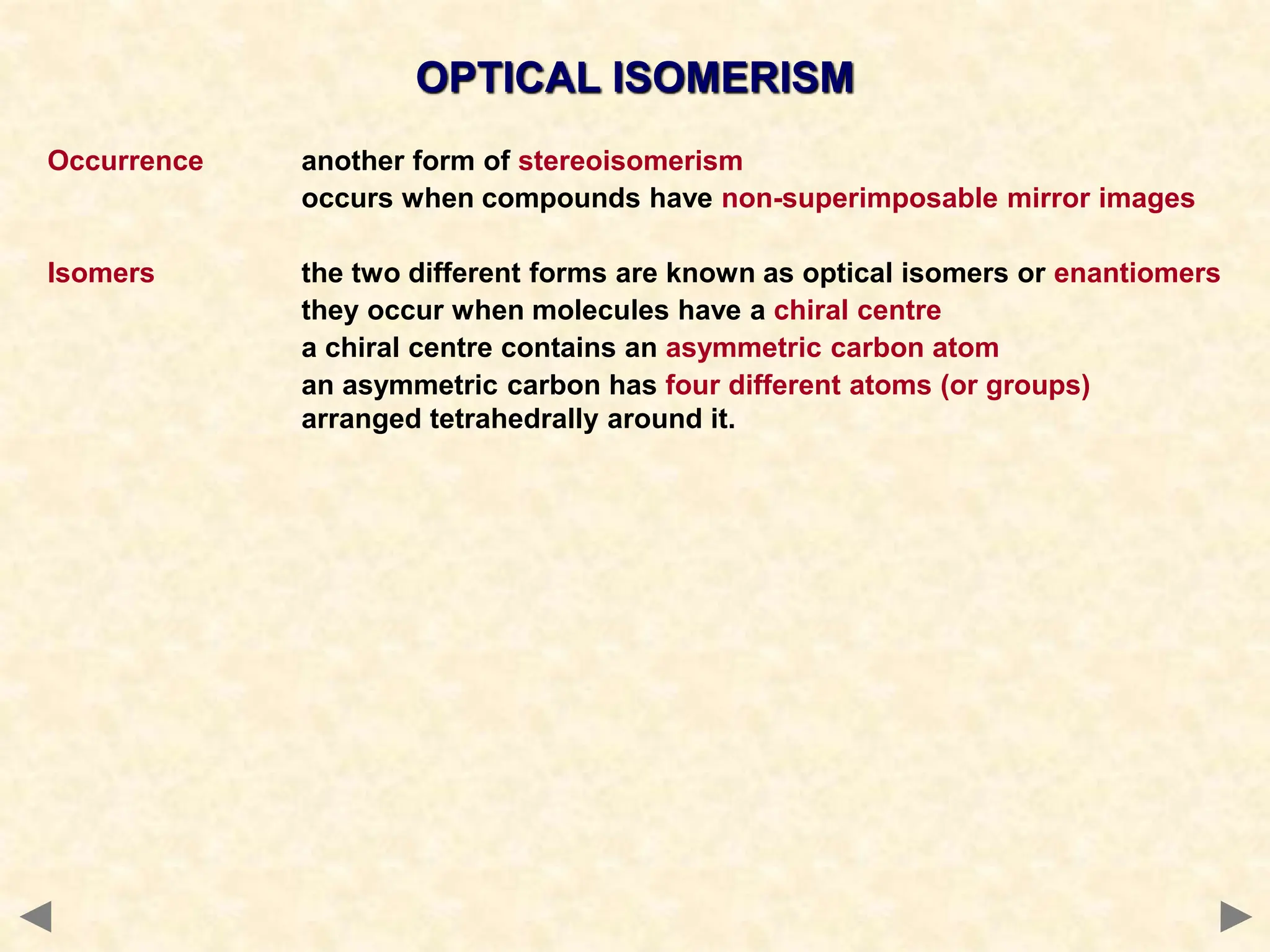 Isomerism and classification based on stereochemistry | PPT