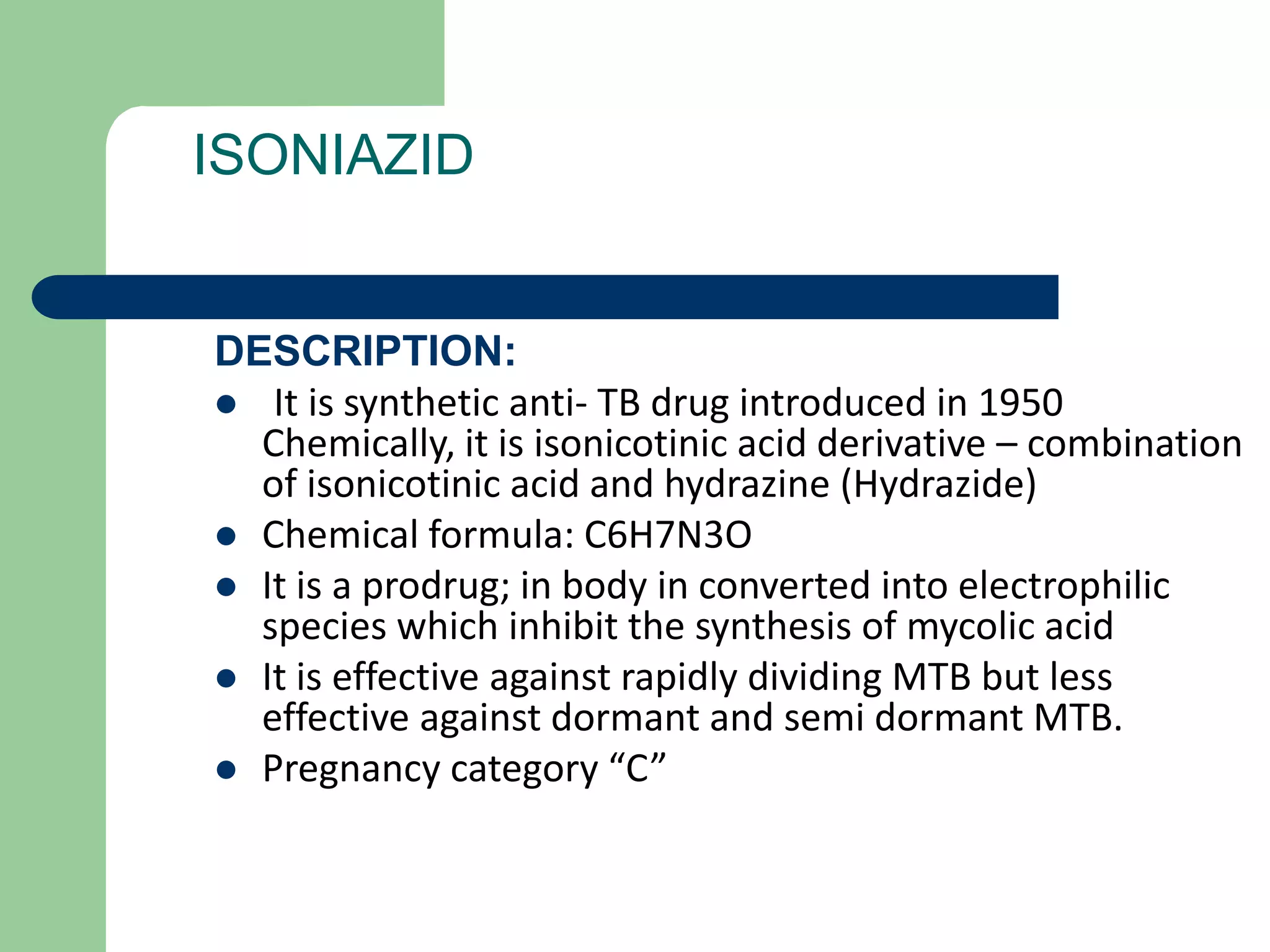 Isoniazid | PPT