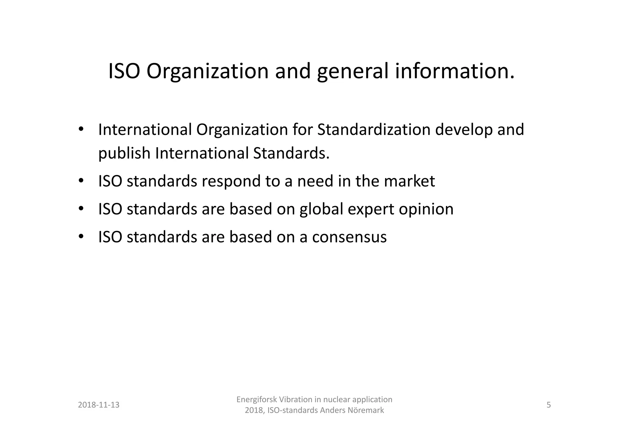 ISO standards for Machine vibration and balancing – Focus on large ...
