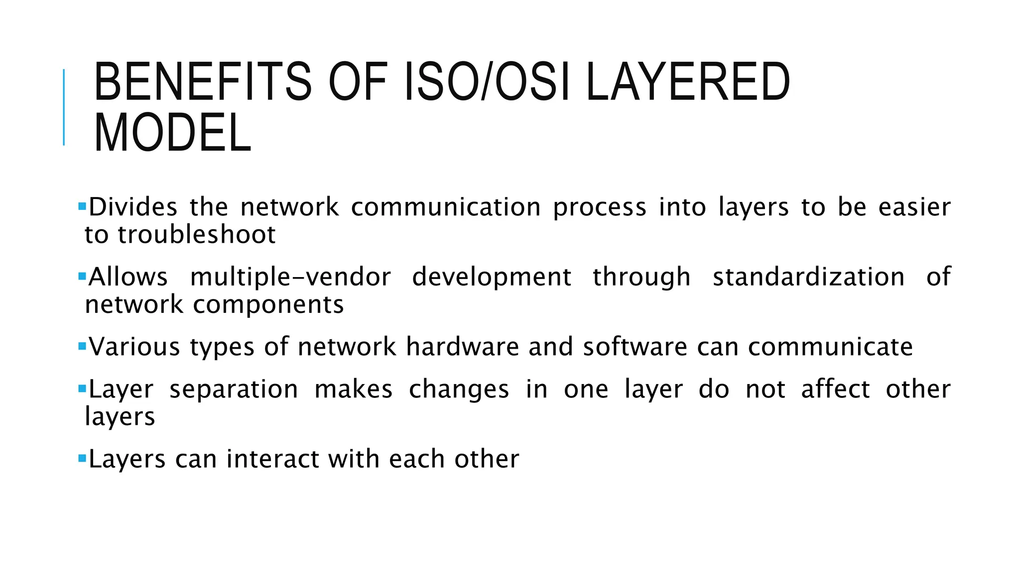 The seven layers associated with ISO OSI Model .pptx
