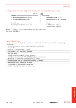 Isopad Flexible Heated Hoses, Gas Analyser Hose, Heavy Oil Transfer ...