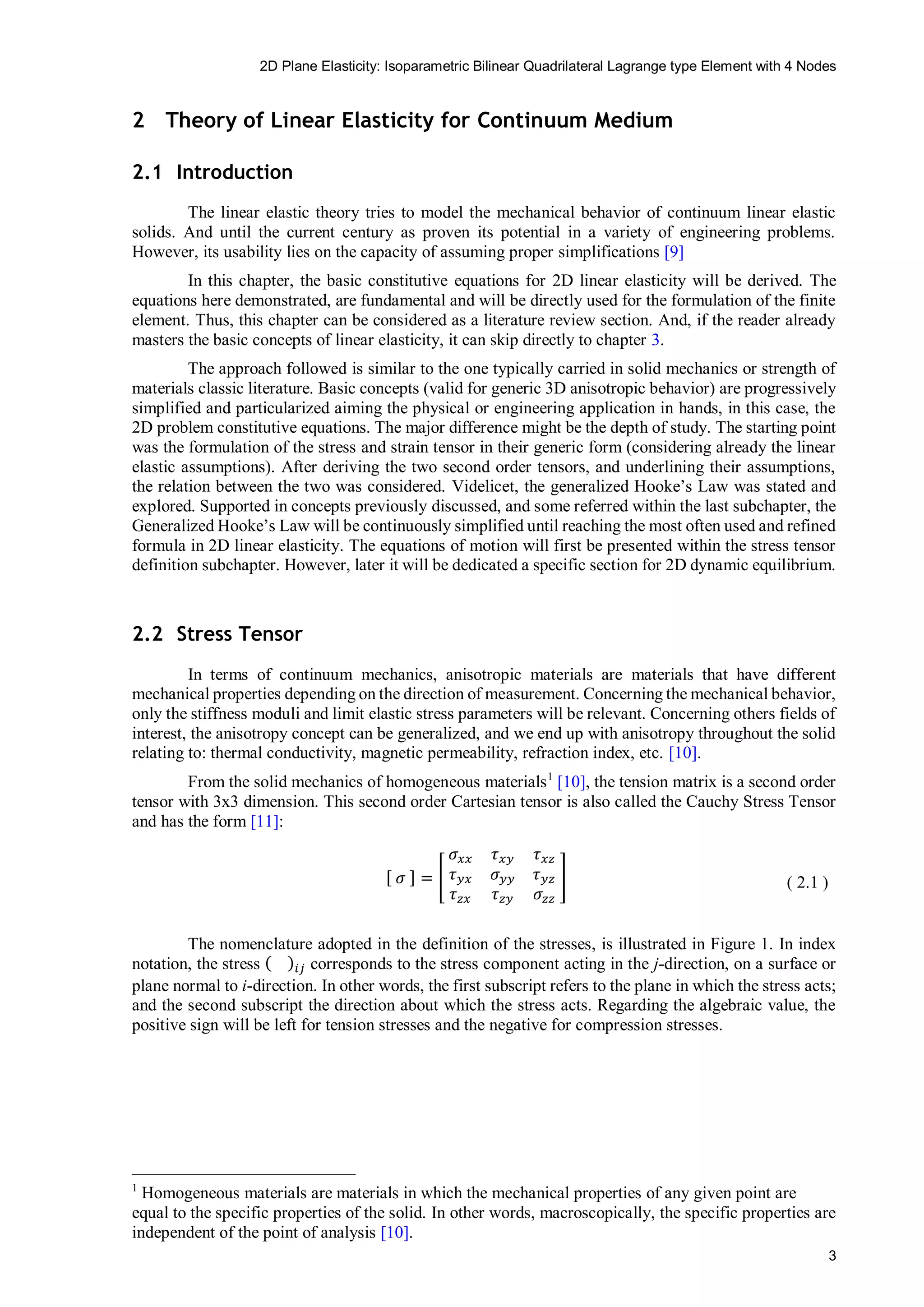 Isoparametric bilinear quadrilateral element | PDF