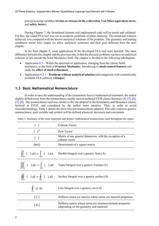 Isoparametric bilinear quadrilateral element | PDF
