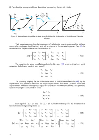 Isoparametric bilinear quadrilateral element | PDF