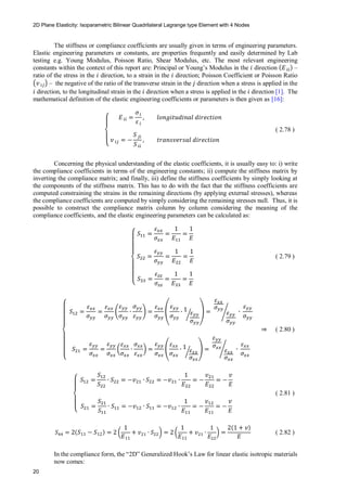 Isoparametric bilinear quadrilateral element | PDF