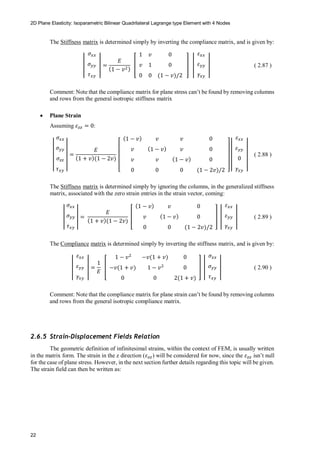 Isoparametric bilinear quadrilateral element | PDF