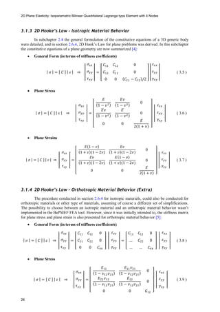 Isoparametric bilinear quadrilateral element | PDF