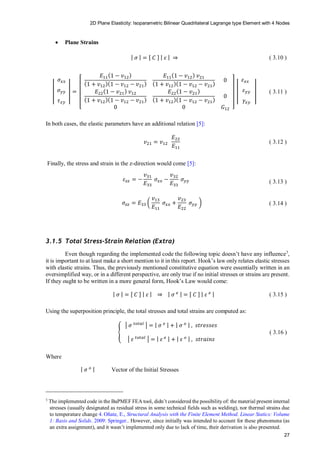 Isoparametric bilinear quadrilateral element | PDF