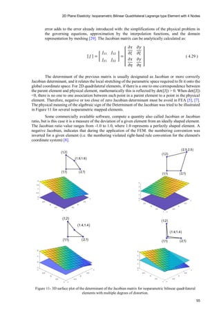 Isoparametric bilinear quadrilateral element | PDF