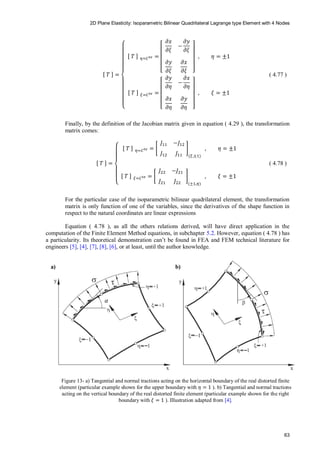 Isoparametric bilinear quadrilateral element | PDF