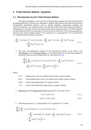 Isoparametric bilinear quadrilateral element | PDF