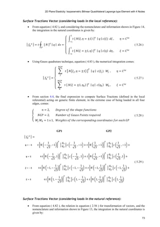 Isoparametric bilinear quadrilateral element | PDF