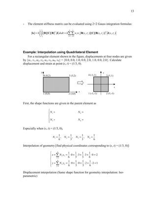 Isoparametric mapping | PDF