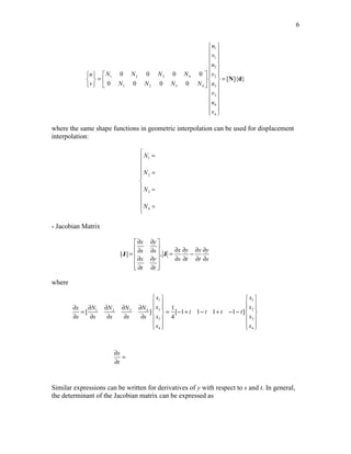 Isoparametric mapping | PDF